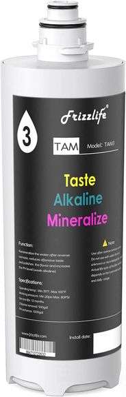 Frizzlife Replacement Filter Cartridge For TAM3 Filter, With FZ-4 ...