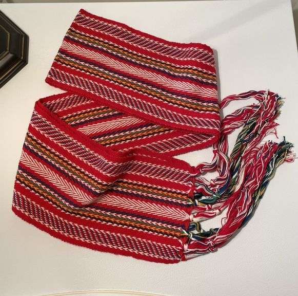 Metis Arrow Sash Quebec Winter Carnival Belt - Auctionology LLC