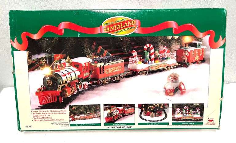 Musical Holiday Train Set / Santaland Train Collection - Complete ...