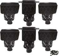 Pool Table Pockets Heavy Duty Leather Billiard Pockets Set, 6 Pack, All ...