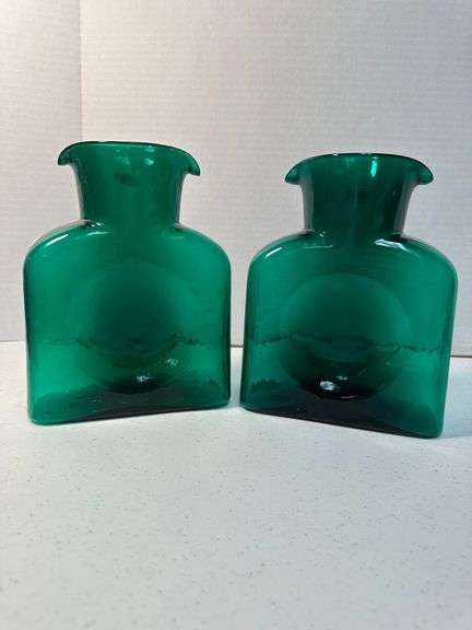 Pair of Blenko Vases - Auctionology LLC