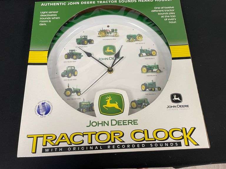 John Deere Tractor Clock - Auctionology LLC