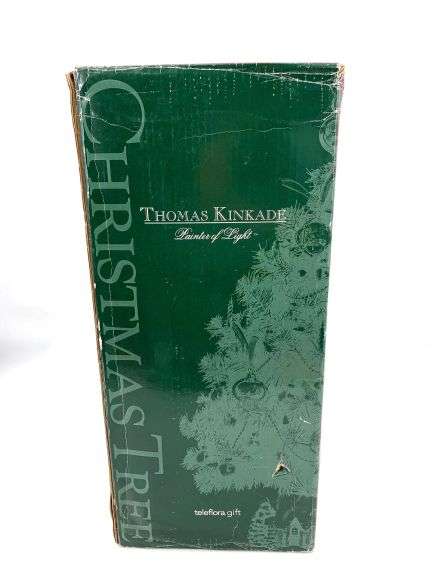 Thomas Kinkade Teleflora Christmas Tree - Painter Of Light - Lighted ...