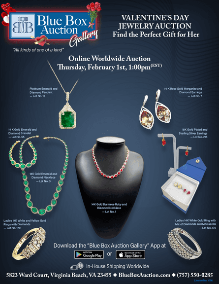 Valentine's Jewelry Auction - Auctionology LLC