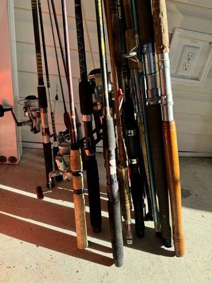 Bulk Fishing Rod and Reel Assortment - Auctionology LLC