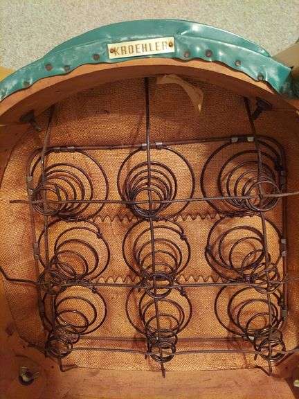 Vintage Kroehler Mid-Century Naugahyde Chairs - Auctionology LLC