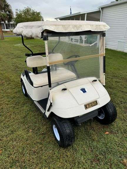Late 1990s E-Z-Go Golf Cart - Auctionology LLC