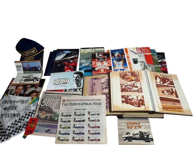 Auto Racing Ephemera Assortment - Auctionology LLC