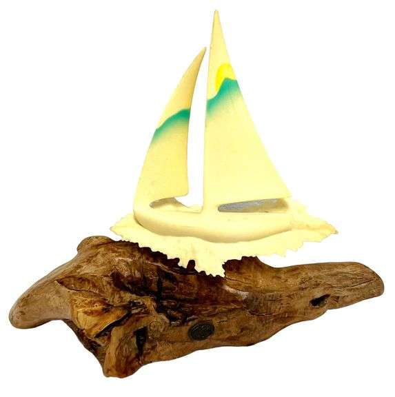 John Perry Sailboat Sculpture - Auctionology LLC
