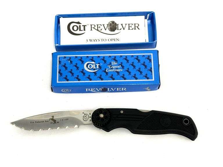Colt Revolver Limited Edition Folding Knife - NEW IN BOX ...