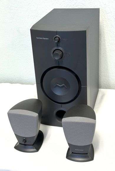 Harmon Kardon 3pc Computer Sound System w/ Subwoofer - Auctionology LLC