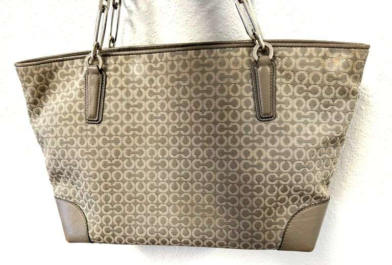 Coach Designer Handbag - Modern Gray Design - Auctionology LLC