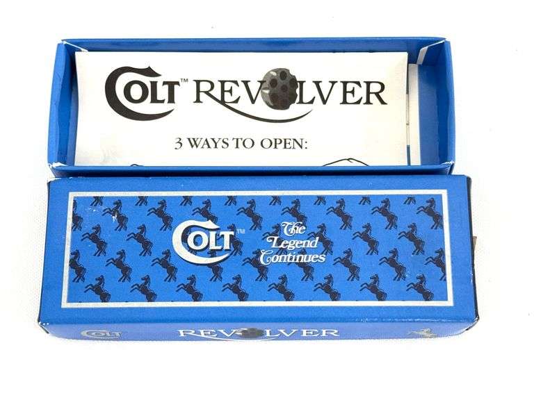 Colt Revolver Limited Edition Folding Knife - NEW IN BOX ...