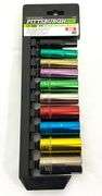 10pc SAE Deep Well Color Coded Socket Set - 3/8" Drive NEW ...