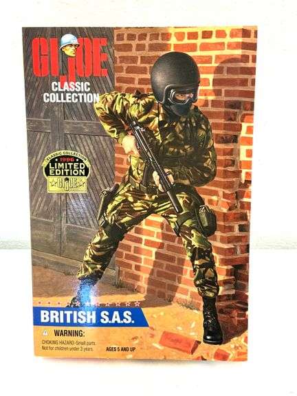 G.I. Joe Classic 1996 Limited Edition British SAS Hasbro Action Figure ...