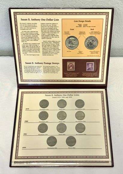 Susan B. Anthony Coin & Stamp Collection - Auctionology LLC