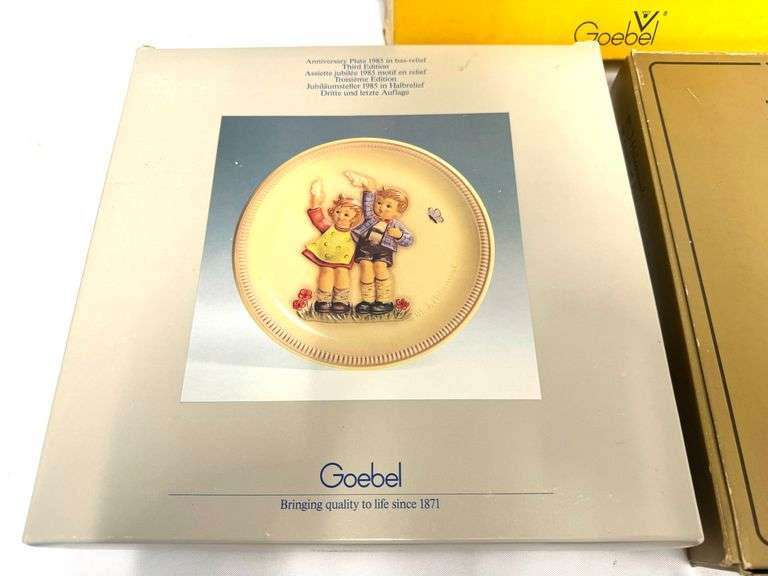 Goebel Hummel 1st, 2nd & 3rd Anniversary Plates - Complete Set 10 ...