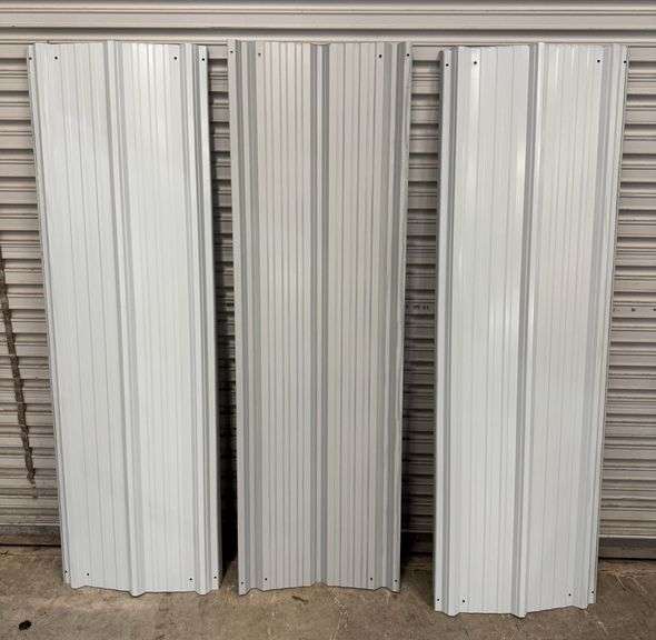 34pc Classic Rib Steel Panels - (64" T x 20" W) - Auctionology LLC