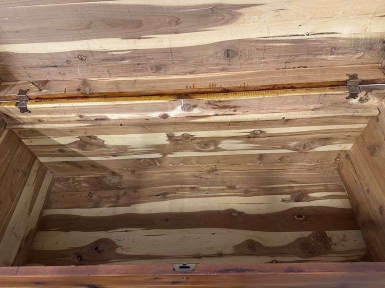 Oversized Solid Cedar Chest / Blanket Chest - Auctionology LLC