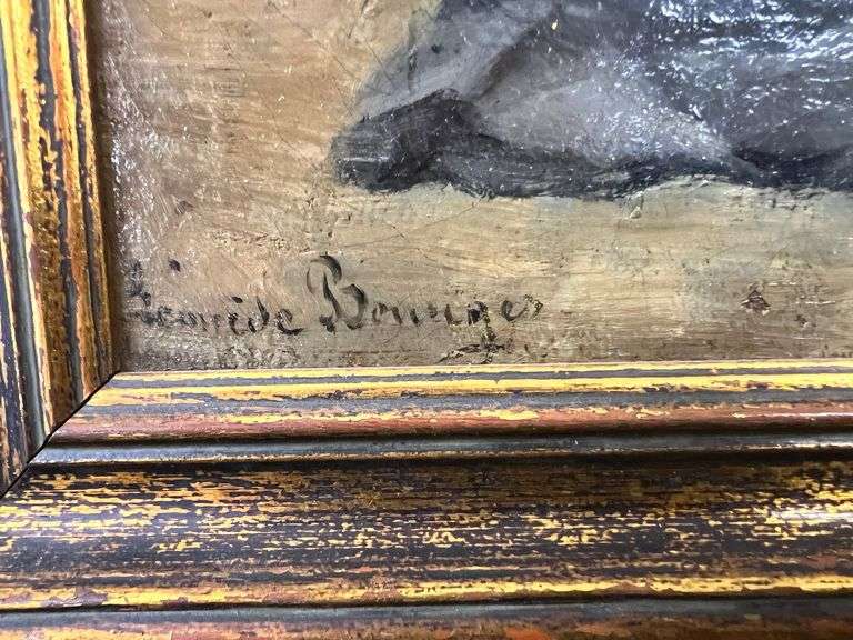 Antique Original Pauline Elise Leonide Bourges Oil on Canvas ...