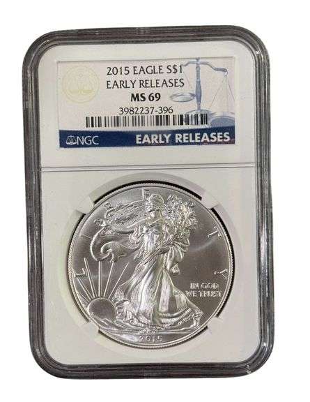 2105 Silver Eagle Early Release - NGC MS69 - Auctionology LLC